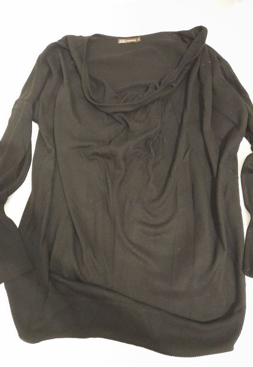 Tricô Preto Bo.bo | Blusa Feminina Bo.Bô Usado 84246337 | enjoei