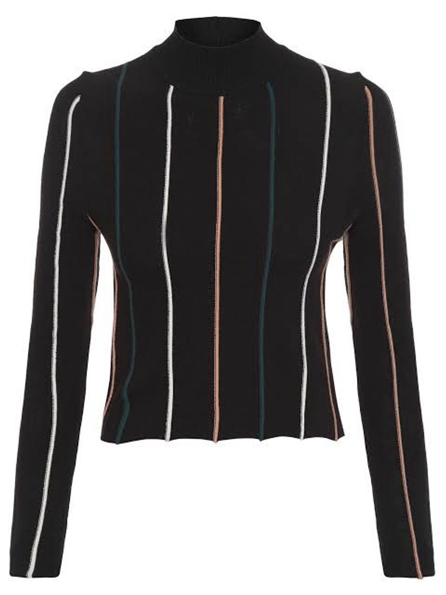 Tricot Nervuras Maria Filo | Blusa Feminina Maria Filó Nunca Usado ...