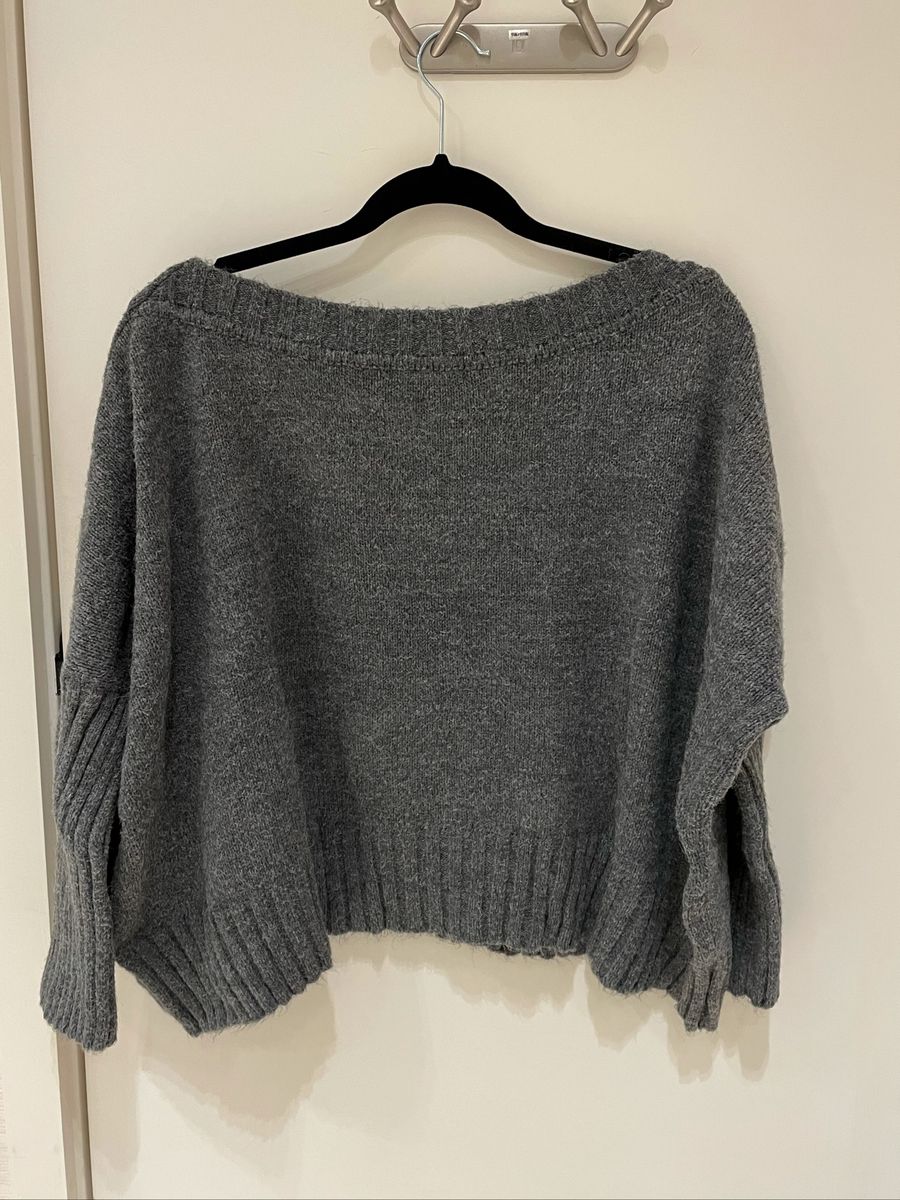 Tricot Tetigio Cinza | Casaco Feminino Tetigio Nunca Usado 55514925 ...