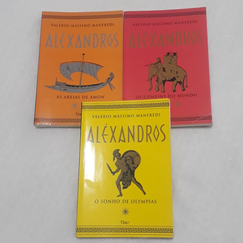 Trilogia - Alexandros - Valerio Massimo Manfredi - 3 Livros | Livro ...