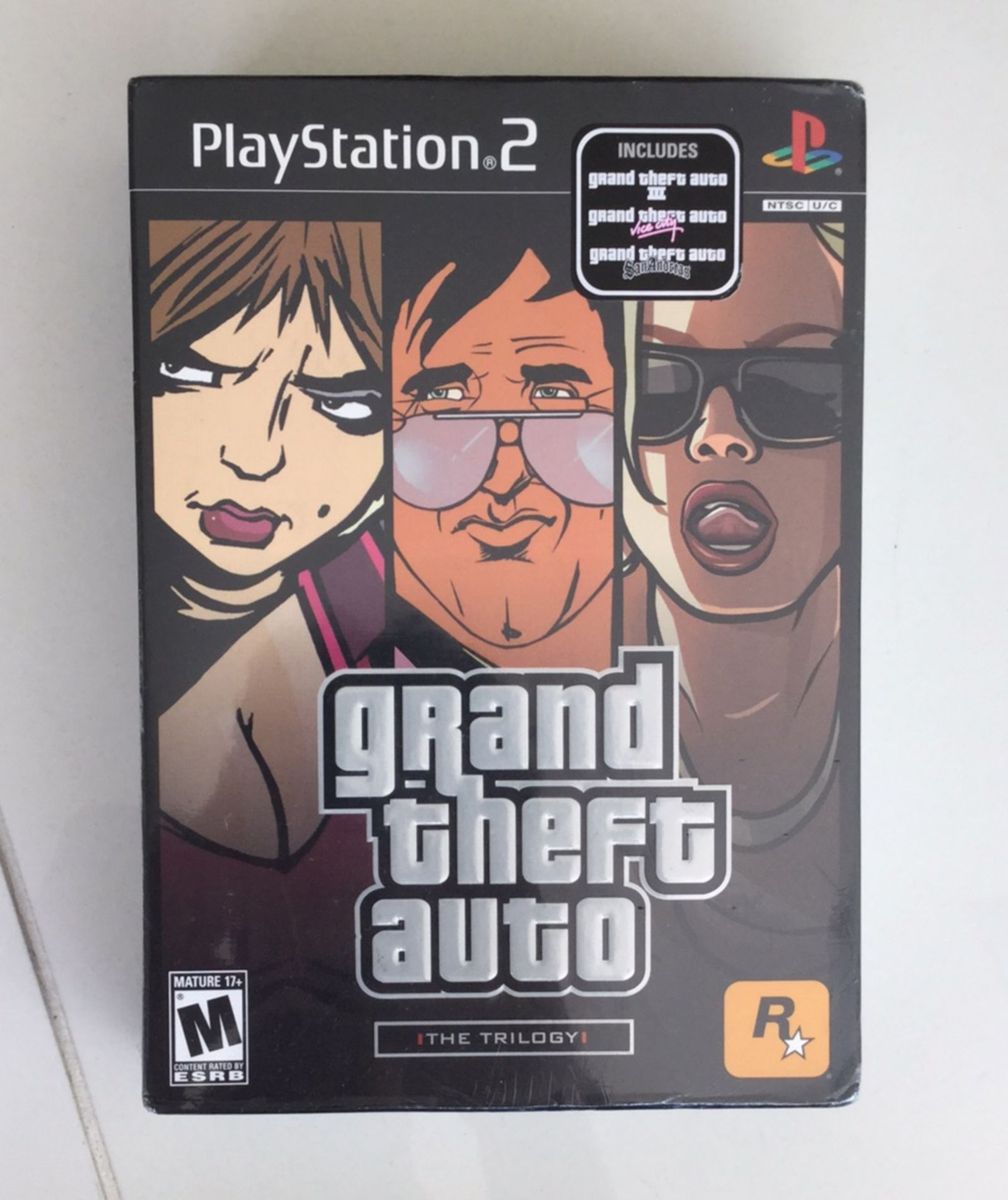 Trilogia Gta Ps2 Edição de Colecionador | Jogo de Videogame Ps2 Nunca ...
