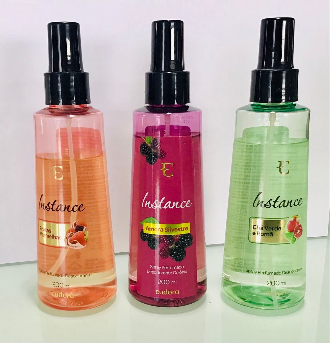 Trio Body Splash Instance de Eudora | Perfume Feminino Eudora Usado ...