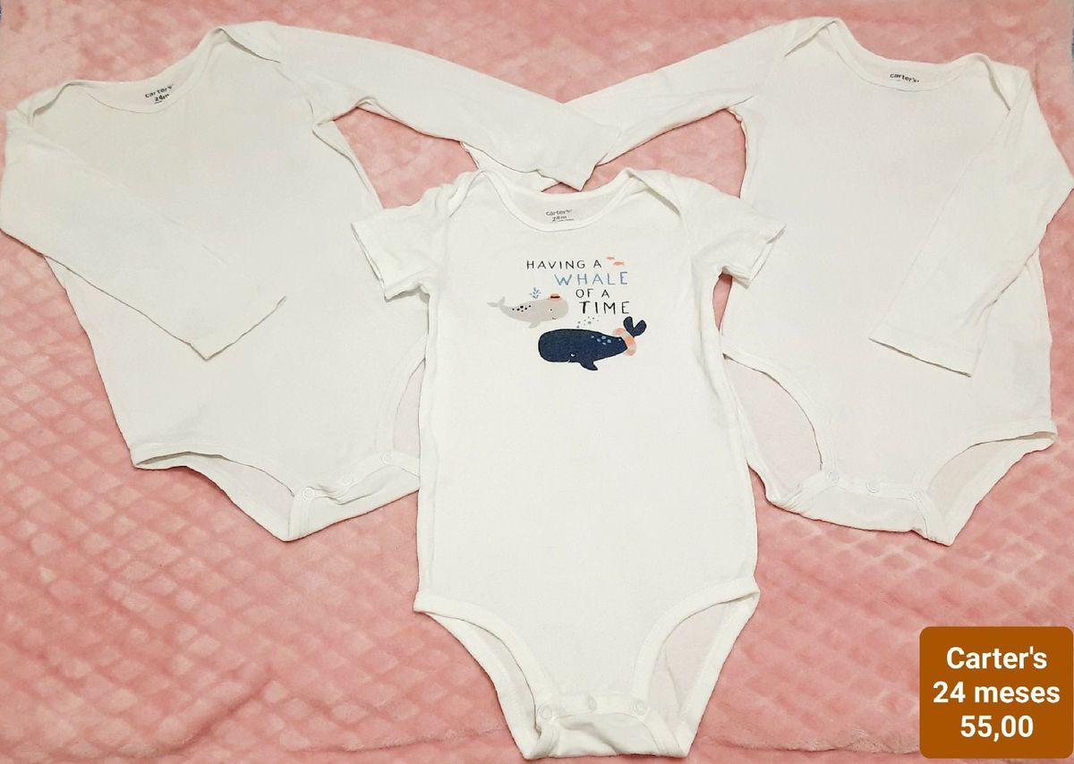 Trio Carter's24 | Roupa Infantil para Bebê Carters Usado 84357420 | enjoei
