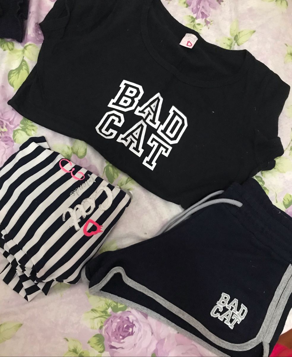 Trio da Badcat | Blusa Feminina Bad Cat,Sal E Pimenta E Bubu Nunca ...