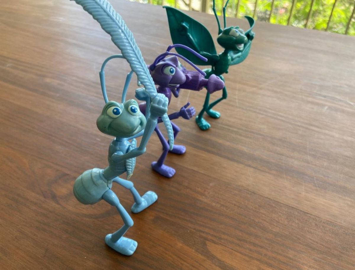 Trio de Bonecos Articulados Vida de Inseto Disney | Brinquedo Disney ...