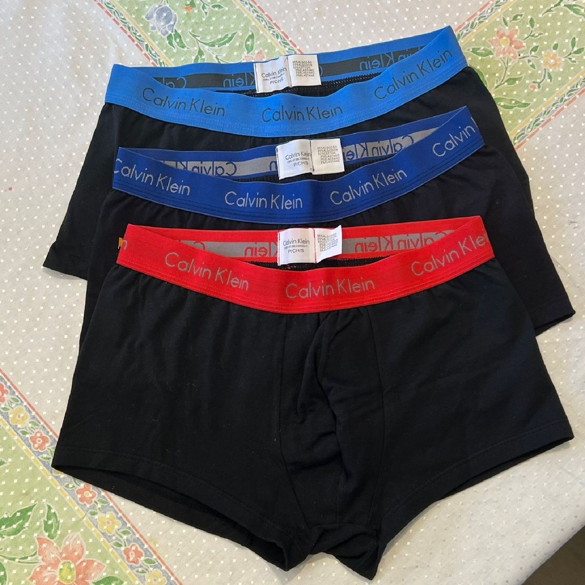 Trio de Cuecas Pretas Algodão Calvin Klein Original Tam P Novas | Calça ...