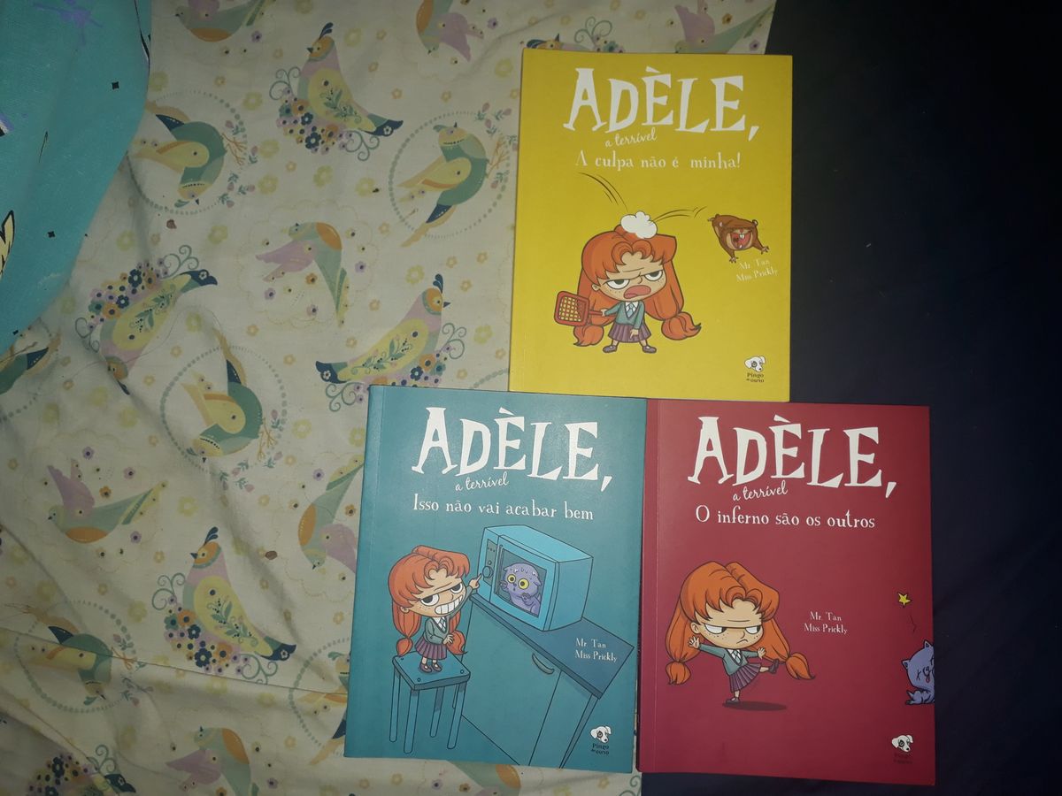 Trio de Livros Novos Adéle , a Terrível | Livro Pingp De Ouro Nunca ...