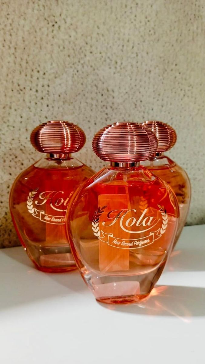 Trio de Perfume New Brand Hola 100ml | Perfume Feminino New Brand Nunca ...