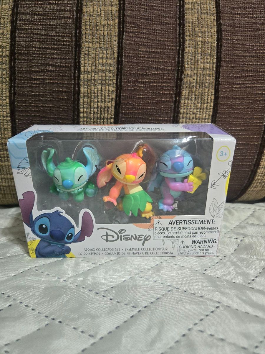 Trio Miniaturas Stitch Verao | Brinquedo Disney Nunca Usado 105846469 ...