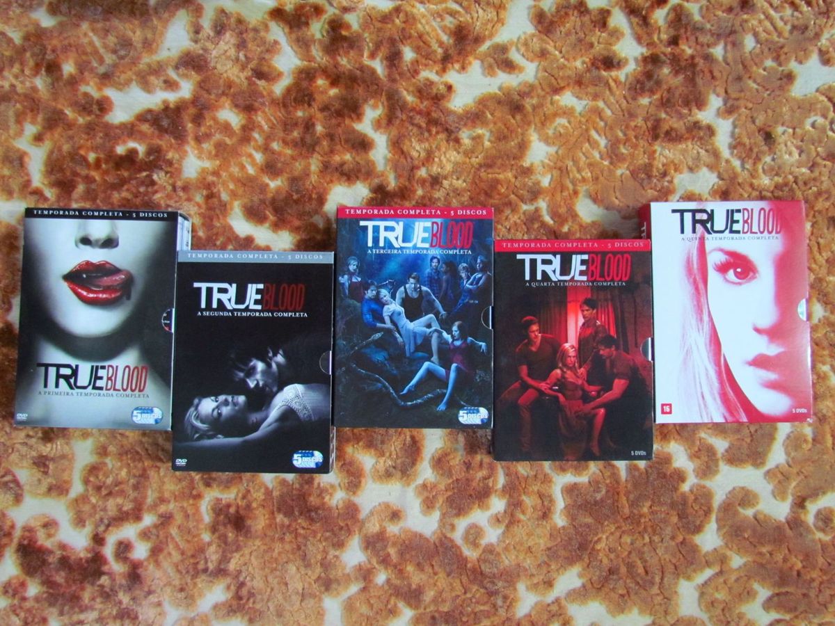 True Blood - Box Primeira À Quinta Temporada | Filme e Série Hbo Usado ...