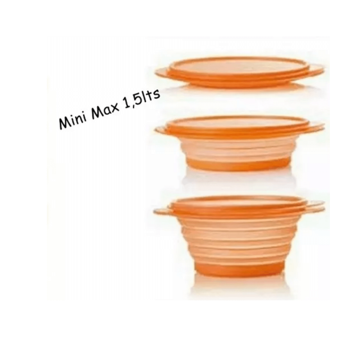 Tupperware Mini Max 1.5l Pote Sanfonado | Móvel de Cozinha Tupperware Nunca Usado 86455049 | enjoei