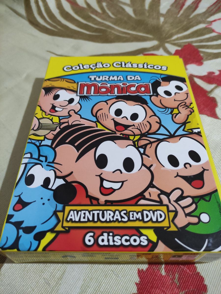 Turma Da Mônica Coleção Clássicos Aventuras Em Dvd Filme E Série Turma Da Mônica Usado