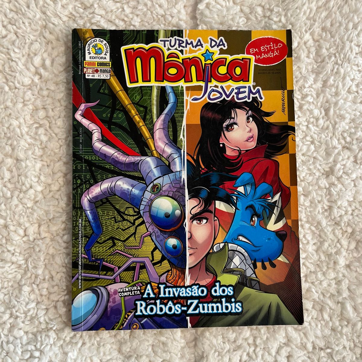 Turma da Mônica Jovem - Invasão Dos Robôs Zumbis | Livro Maurício De ...