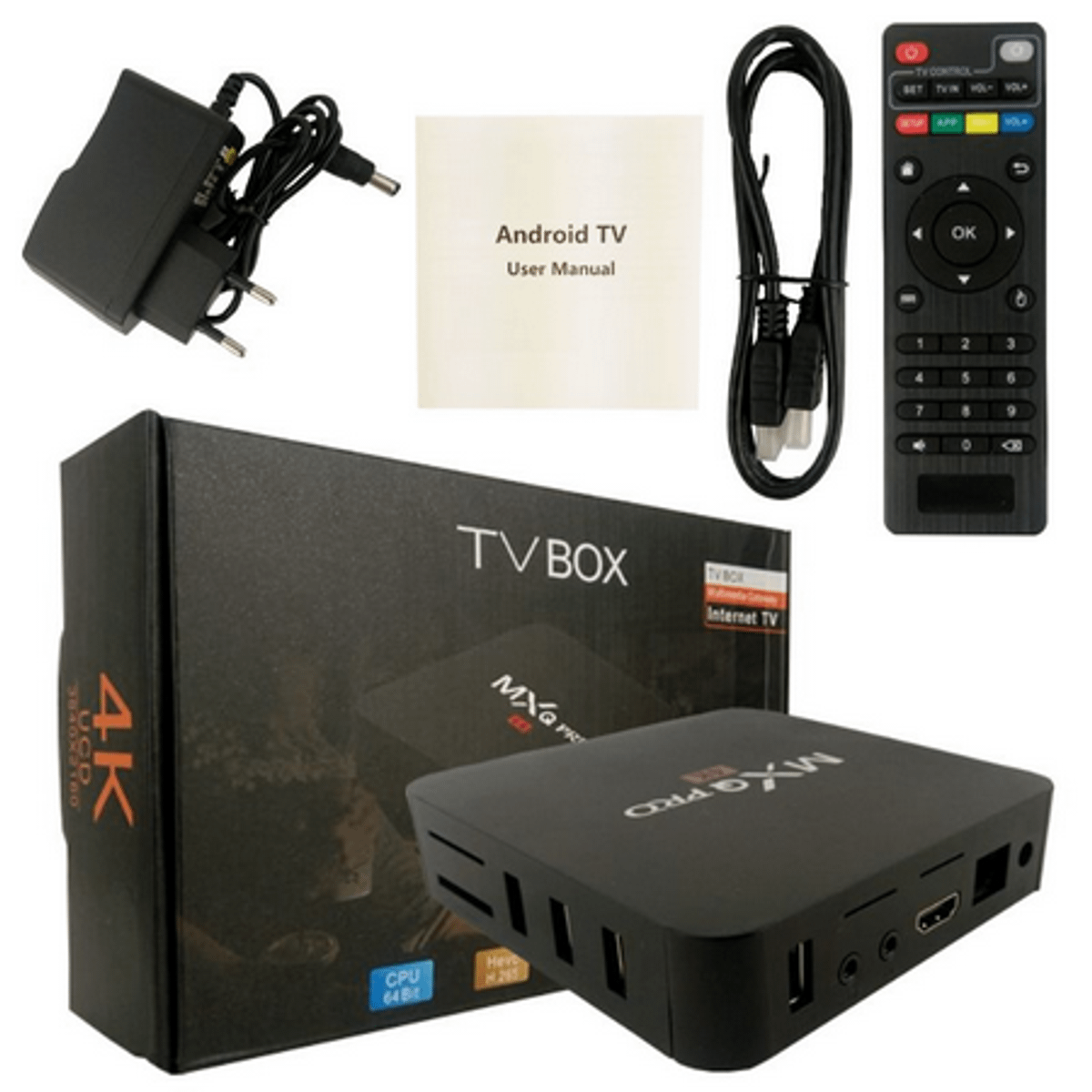 Tv Box Mxq Pro 4k 5g 4gb 64gb Smart Tv Hdmi Android 10 1 Filme E