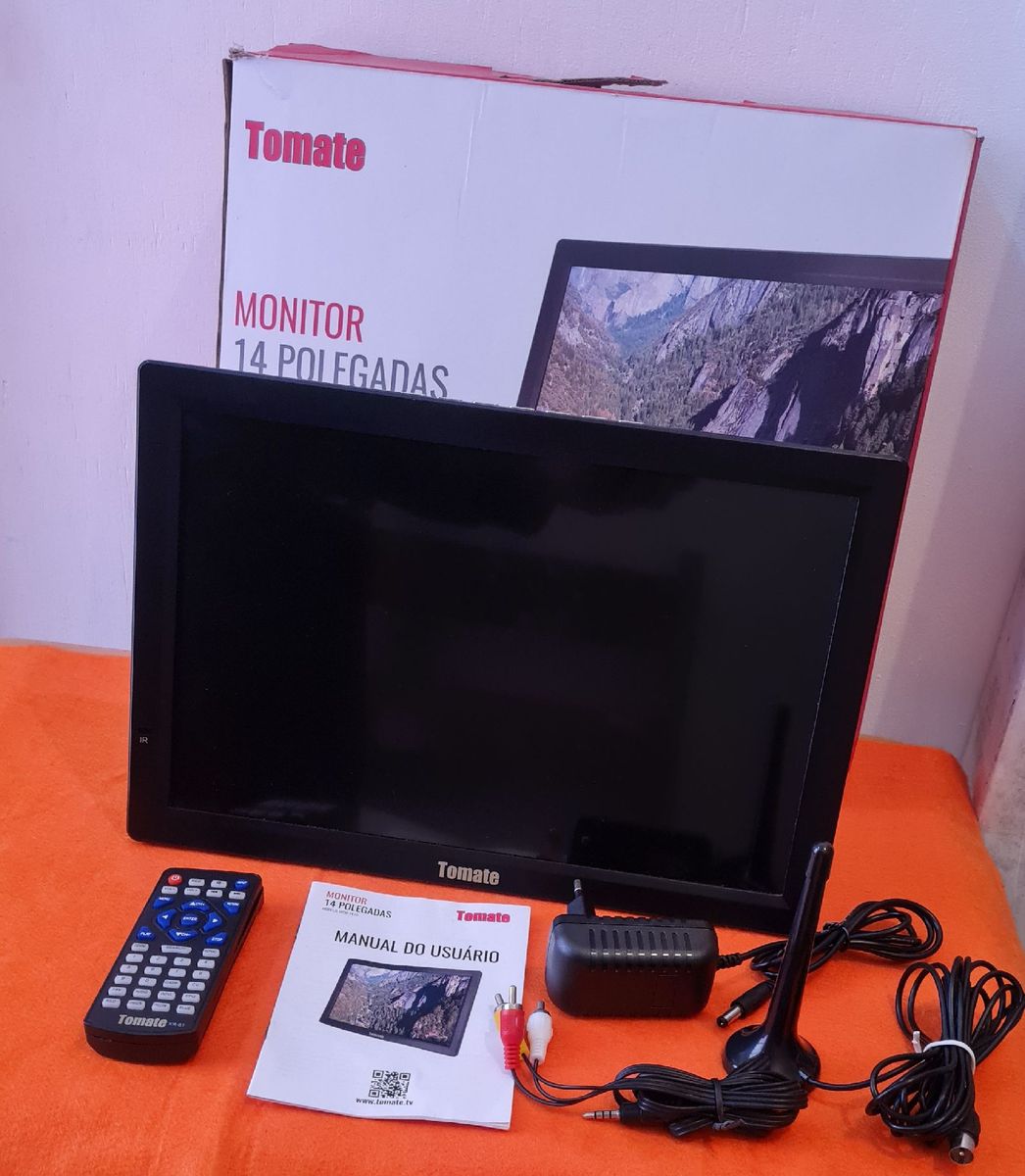 Tv Digital Portátil Led Hd 14 Polegadas Usb Sd Vga Tomate | TV e Display Tomate Usado 76109583 ...