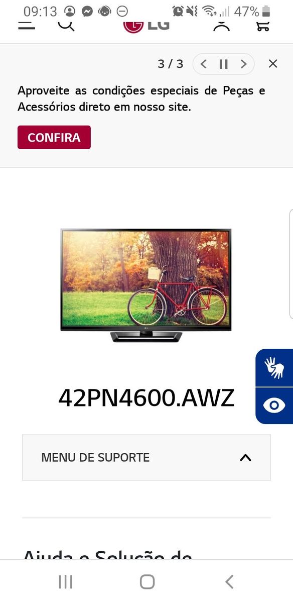 Tv Lg 42 Polegadas (não É Smart)parcelo No Cartão! | TV e Display Lg Usado 97313969 | enjoei