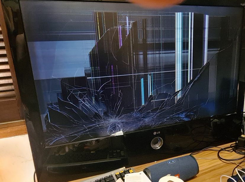 Tv Lg Scarlet 42 Polegadas - para Retirada de Peças - Tela Trincada ...