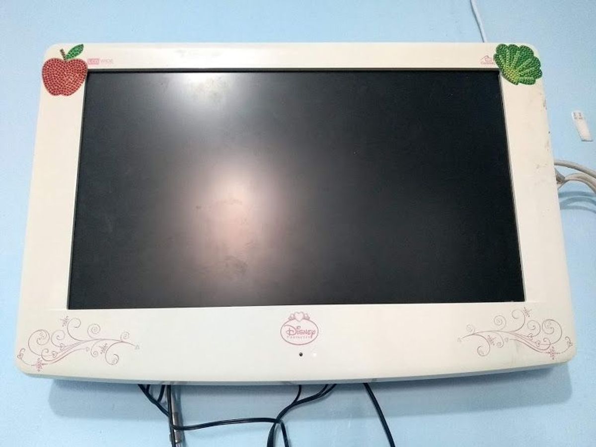 Tv Monitor Lcd 19 Pol Disney Princesa | Eletrodoméstico Disney Cce ...
