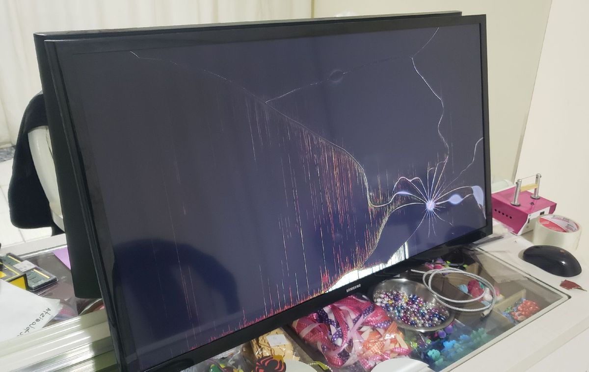 Tv Samsung 32 Tela Quebrada | TV e Display Samsung Usado 71681509 | enjoei