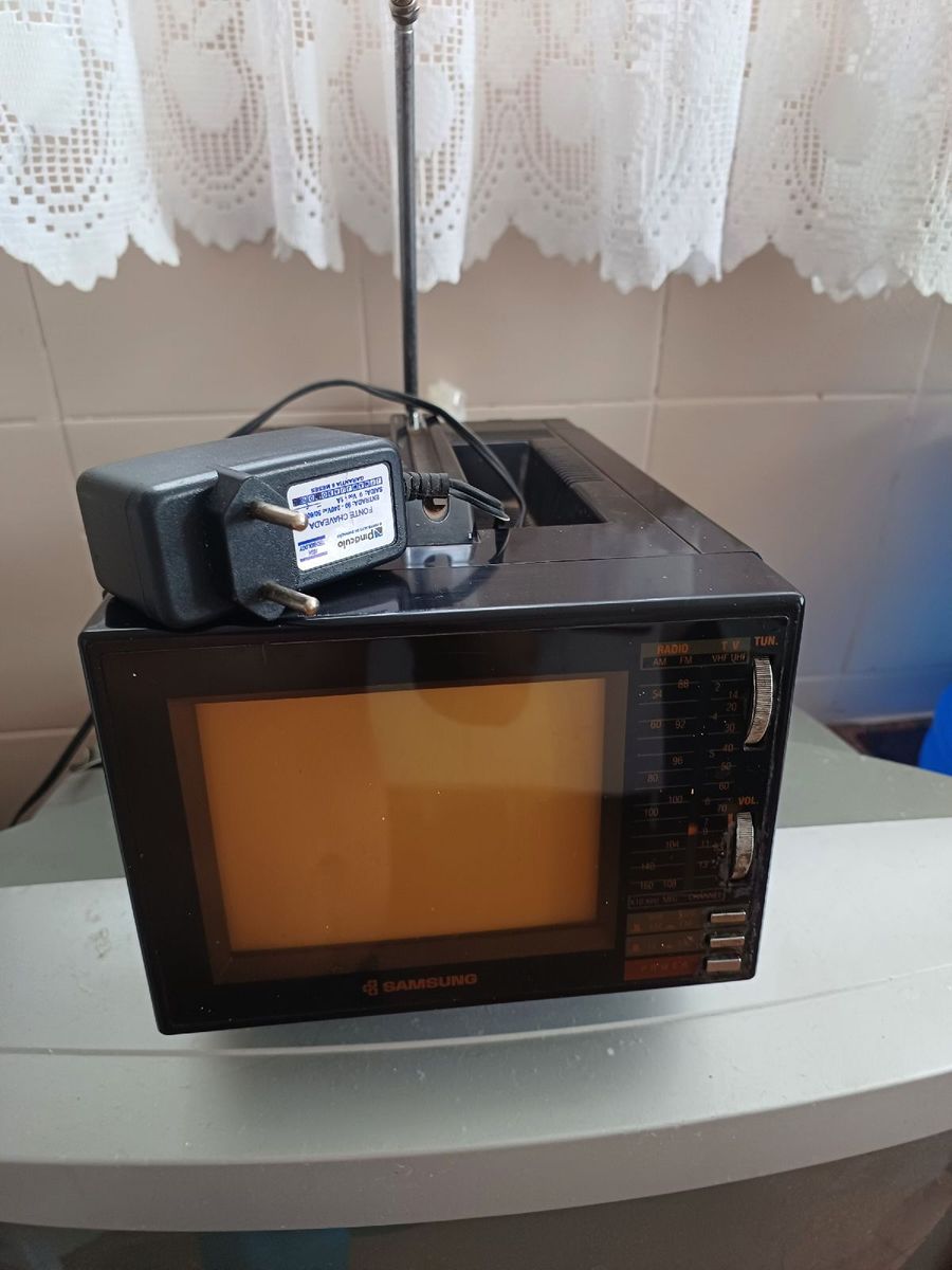 Tv Samsung 5 Polegadas Funcionando Só O Rádio Vai com a Fonte ...