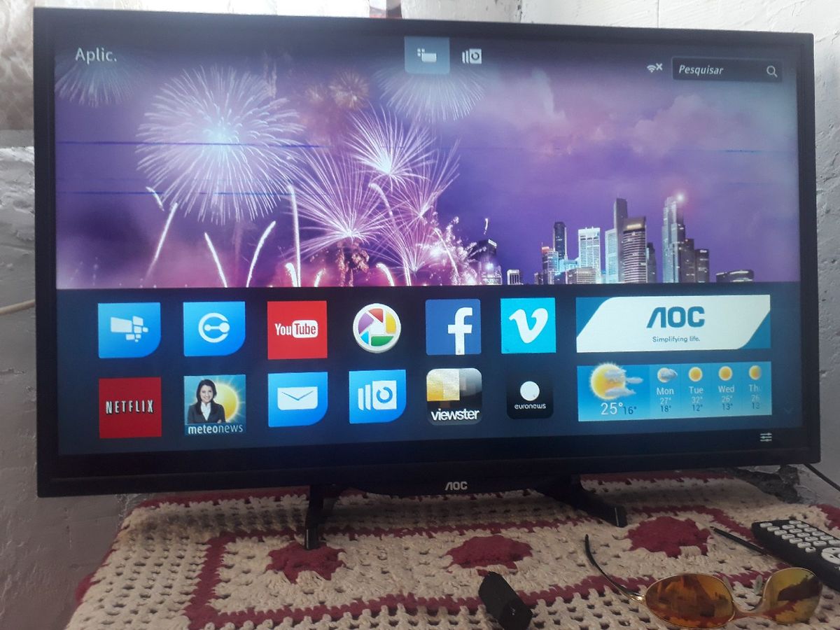 Tv Smart 32 Aoc | Móvel p/ Casa Aoc Usado 68973947 | enjoei