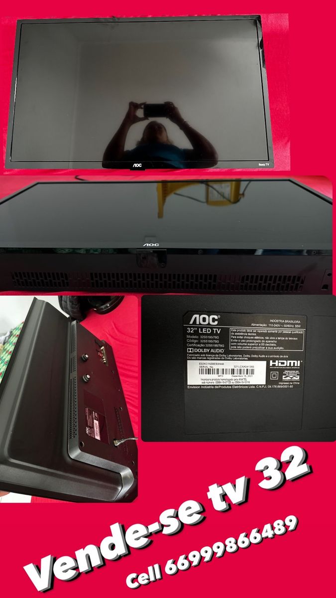 Tv Smart 32 Polegadas | Eletrodoméstico Aoc Usado 100913965 | enjoei