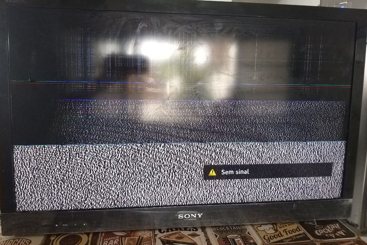Tv Sony Bravia 32 (problema de Imagem) | TV e Display Sony Usado ...