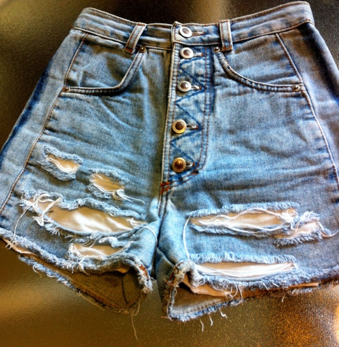 Ui, Anos 80 | Shorts Feminino C&A Usado 2590561 | enjoei