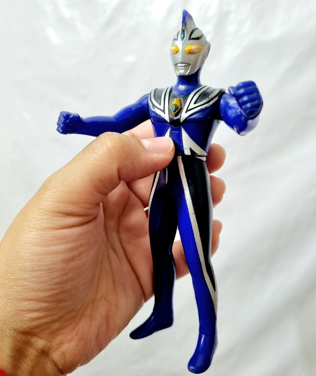 Ultraman Azul Boneco Super Herói Japonês Anos 80 Antigo Nostalgia ...