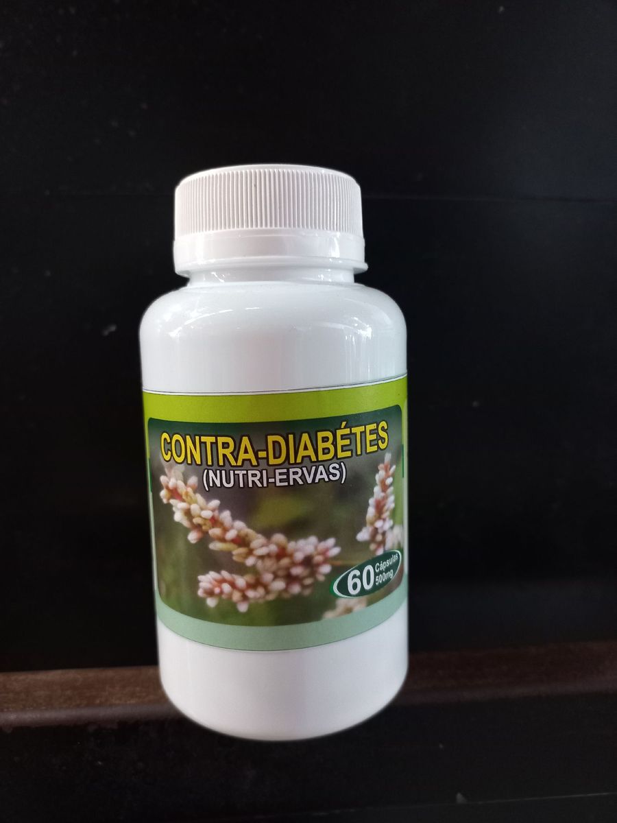 Um Frasco de contra Diabetes 60 Cápsulas 500mg | Produto Feminino Nutri ...