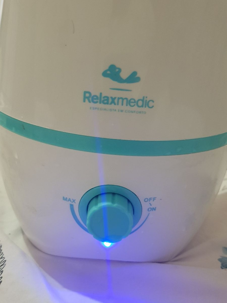 Umidificador Relaxmedic Compact Air Branco 2 Litros Ultrassônico Bivolt ...
