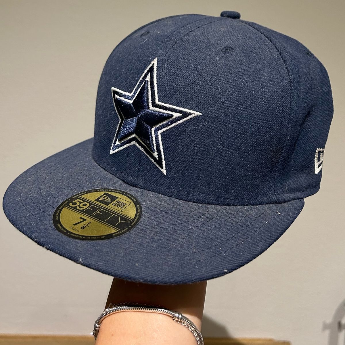 Unissex Boné Aba Reta New Era 59fifty Nfl Dallas Cowboys | Chapéu Feminino New Era Nunca Usado ...