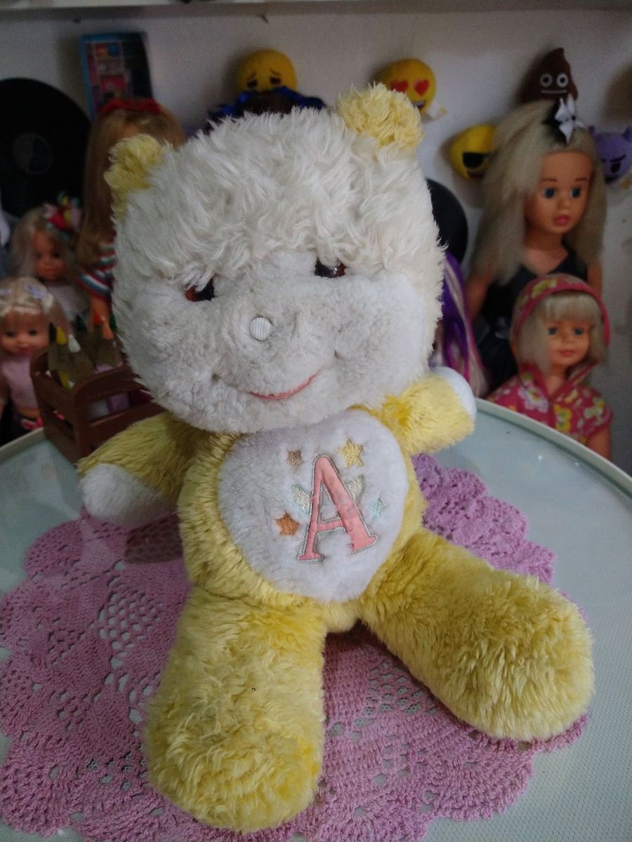 Urso Angeloso da Angélica Amarelo 1980 | Brinquedo Vintage Usado 80977371 | enjoei