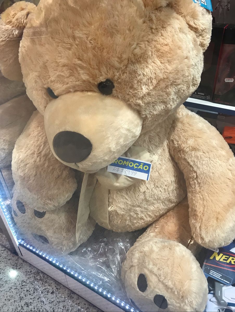 Urso Charles Gigante Caramelo | Pelúcia Buba Usado 35690692 | enjoei