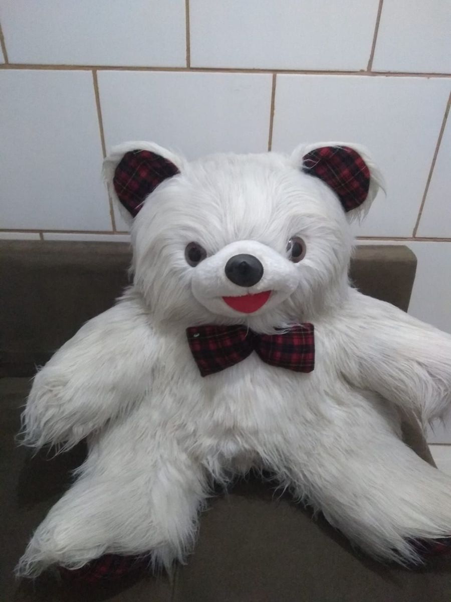 Urso de Pelúcia Grande Antigo Marca Barbarella (raro) | Cacareco ...