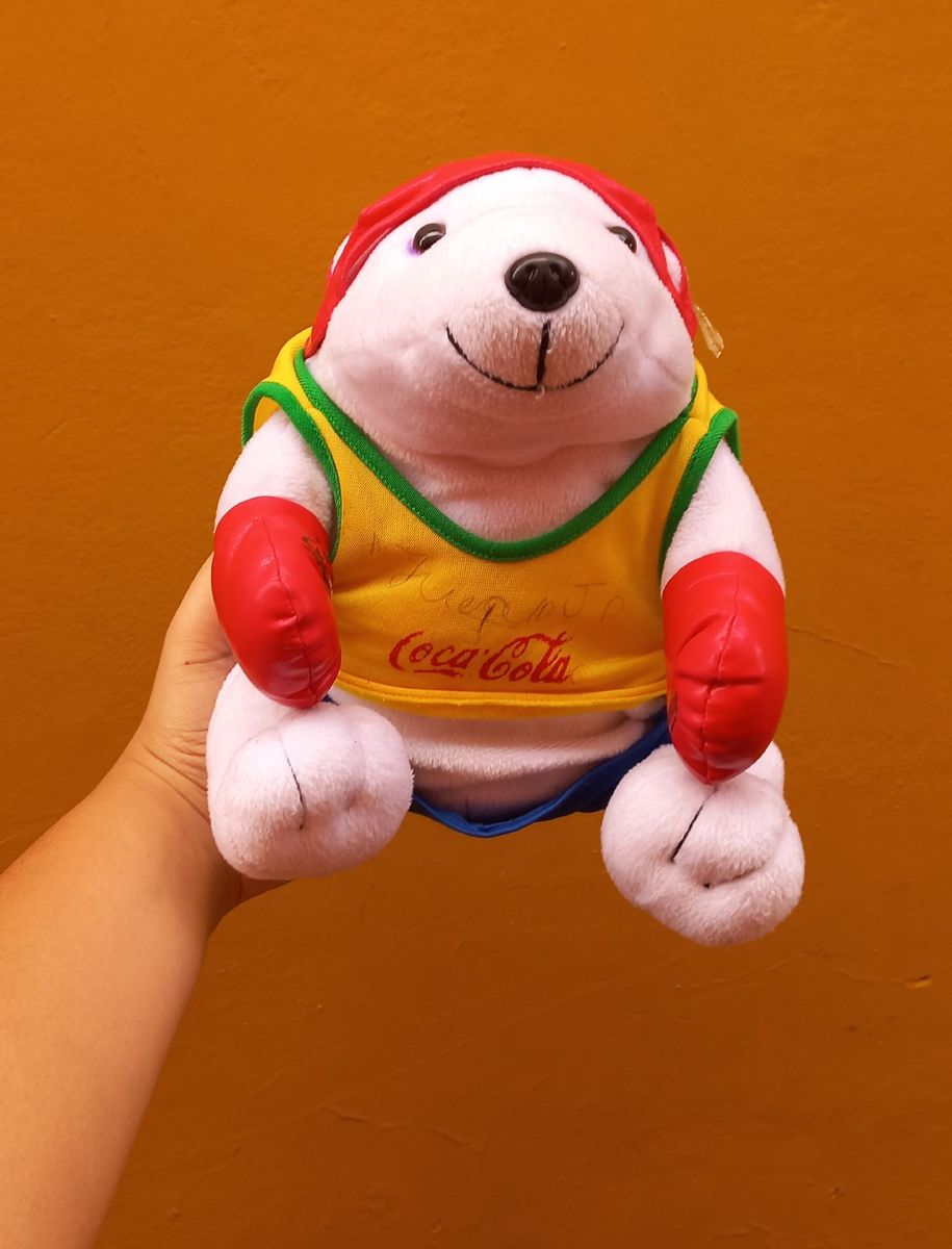Urso Polar Coca Cola - Ursinho de Pelúcia da Coca-cola Boxe ...