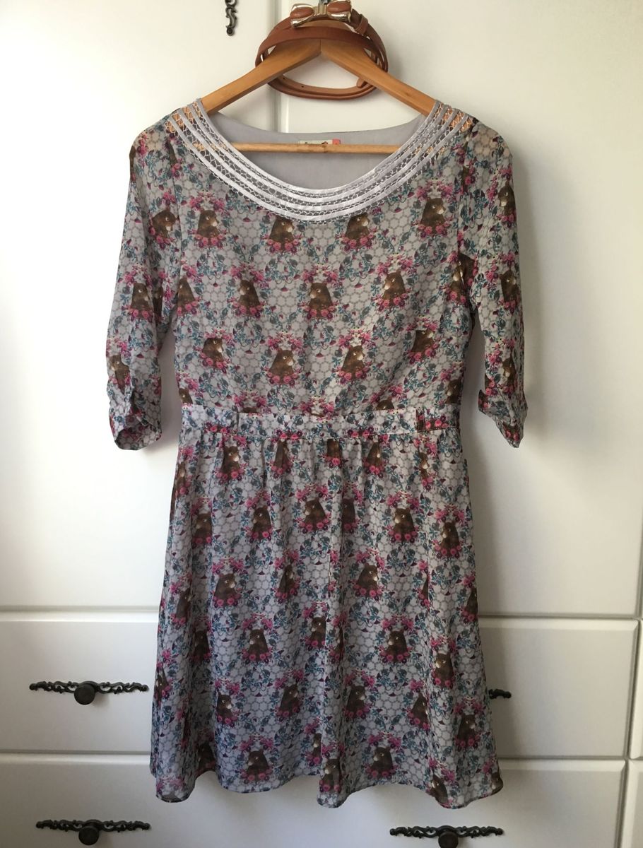 Ursos Românticos Antix | Vestido Feminino Antix Usado 24063085 | enjoei