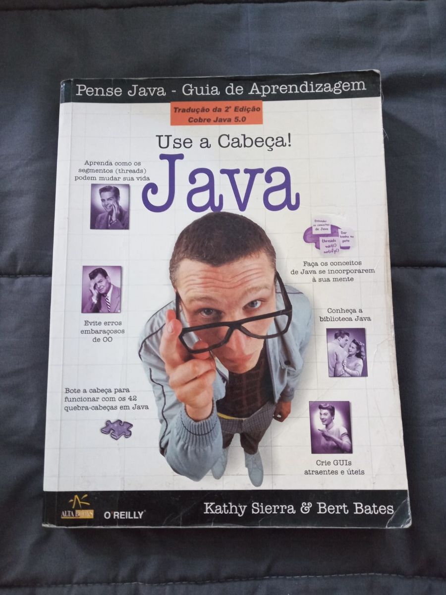 Use a Cabeça Java Kathy Sierra e Bert Bates | Livro Editora ‏ : ‎ Alta ...