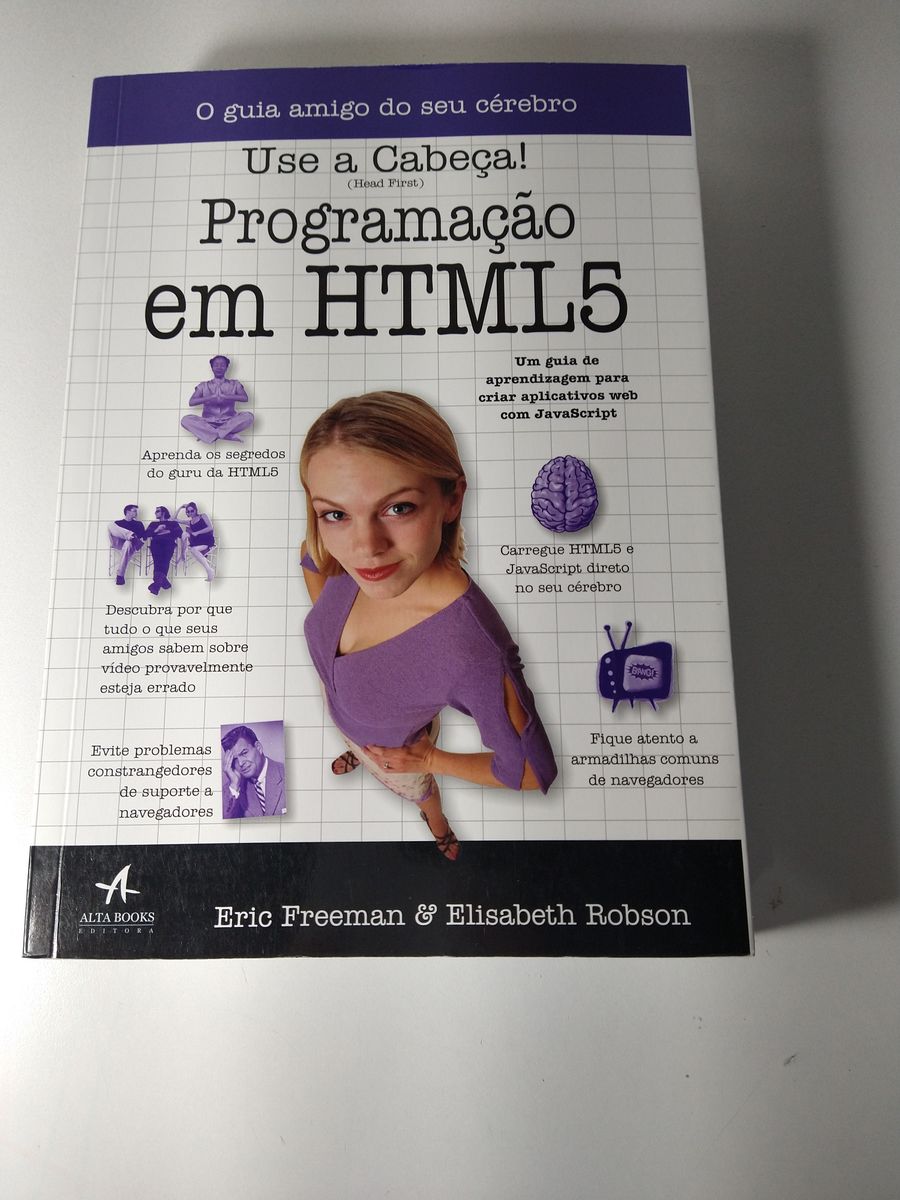 Use a Cabeça! Programação em Html 5 | Livro Use A Cabeça! Usado ...