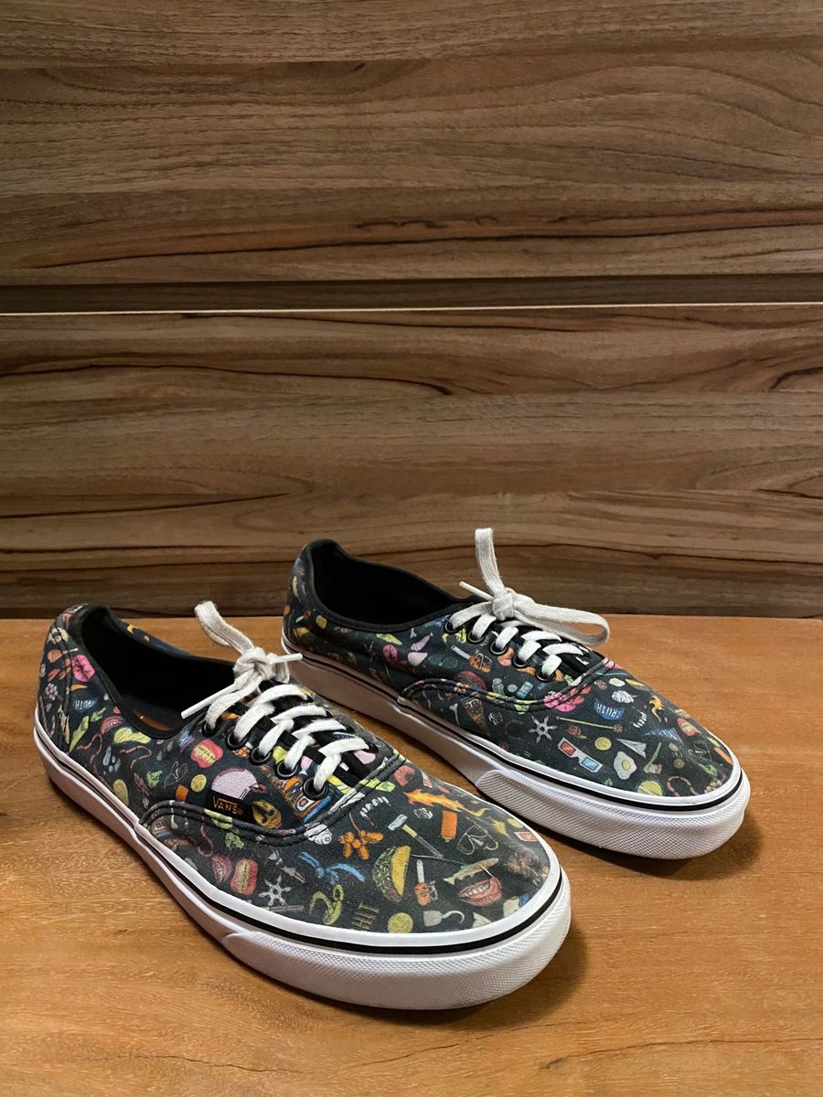 Vans 42 Br Estampado Lindo | Tênis Masculino Vans Usado 83502984 | enjoei
