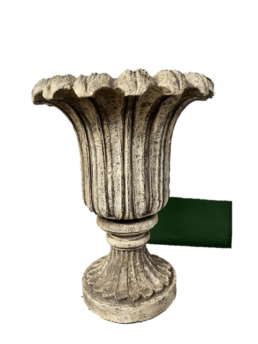 Vaso Romano Bege Gigante | Item de Decoração Usado 78278539 | enjoei