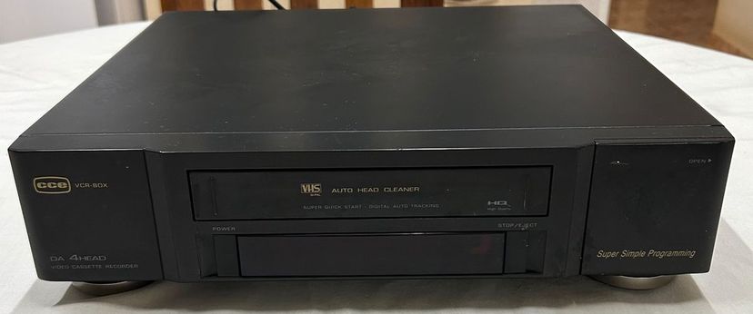 Vcr-box Vídeo Cassete Recorder 4head | Item Info & Eletro Cce Usado ...