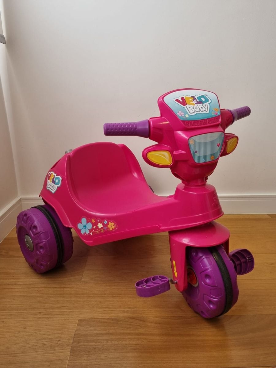 Velocípede Triciclo Infantil | Carrinho de Bebê Velo Baby Usado ...