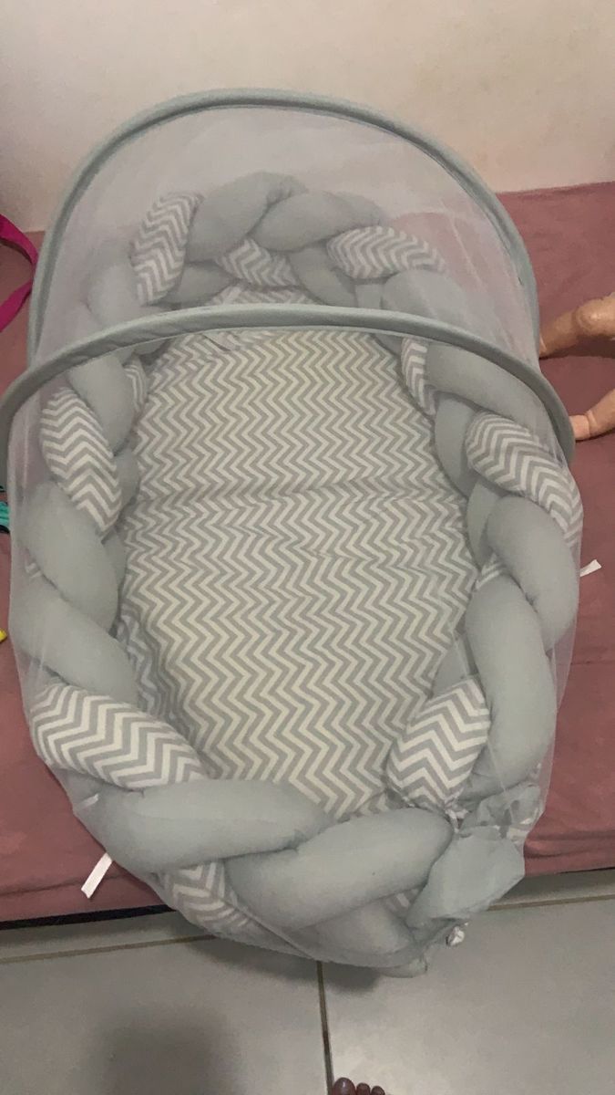 Vende- Se Ninho e Mobile para Berço | Item Infantil Usado 85136052 | enjoei