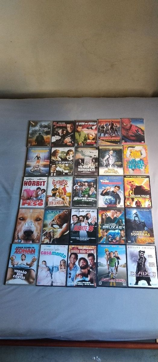 Vendo Lote com 25 Dvds Originais de Filmes Incríveis Pra Quem Curte ...