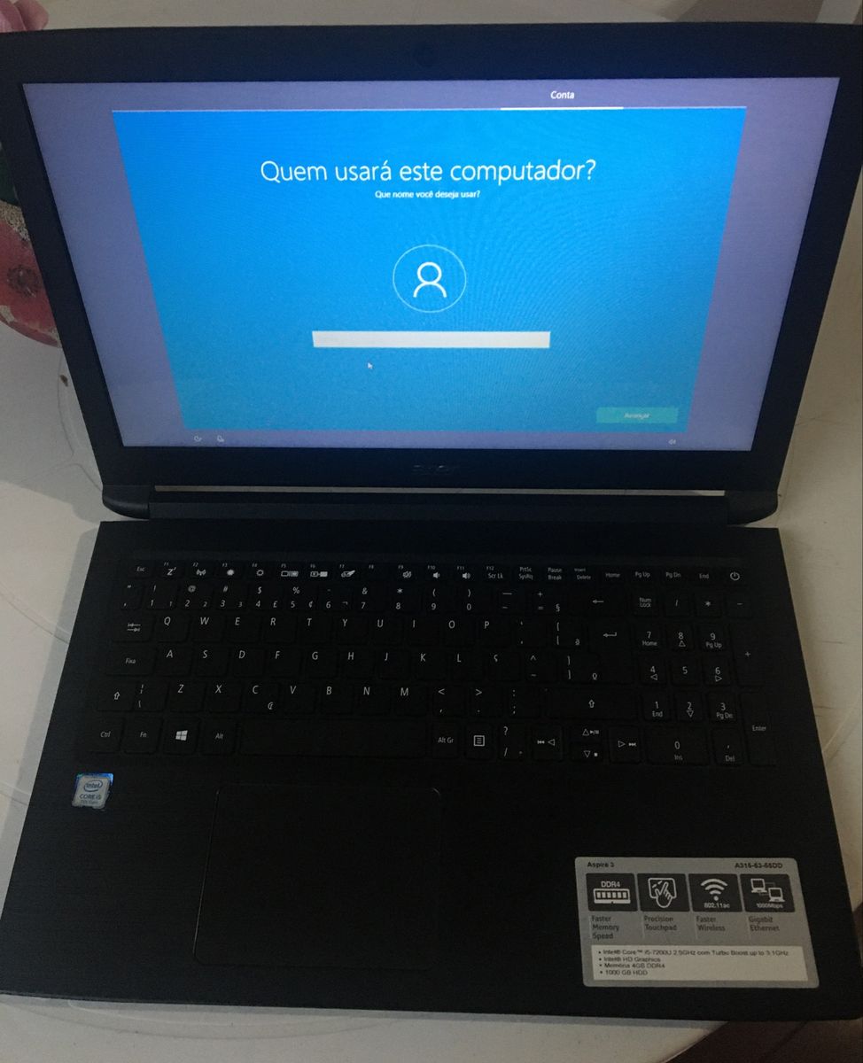 Vendo Notebook Acer - Novinho. Windows 10 | Computador Notebook Acer ...