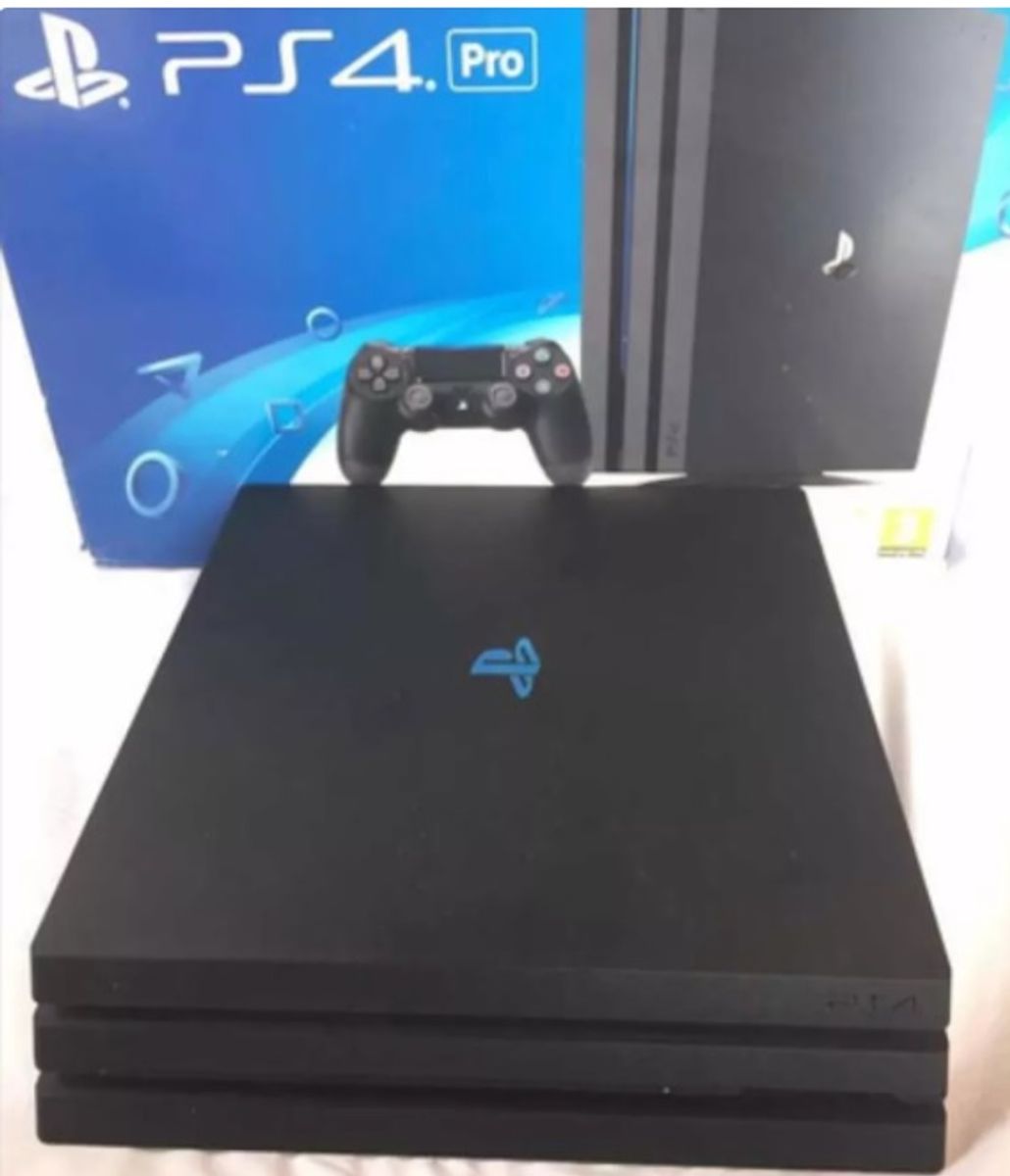 Vendo Ps4 Pro Novo 1 Tera 2 Jogos 1 Controle Nota Fiscal Console de Videogame Sony Nunca Usado 72288890 enjoei