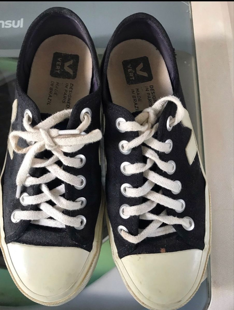 Vert Preto | Tênis Feminino Vert Usado 80034385 | enjoei