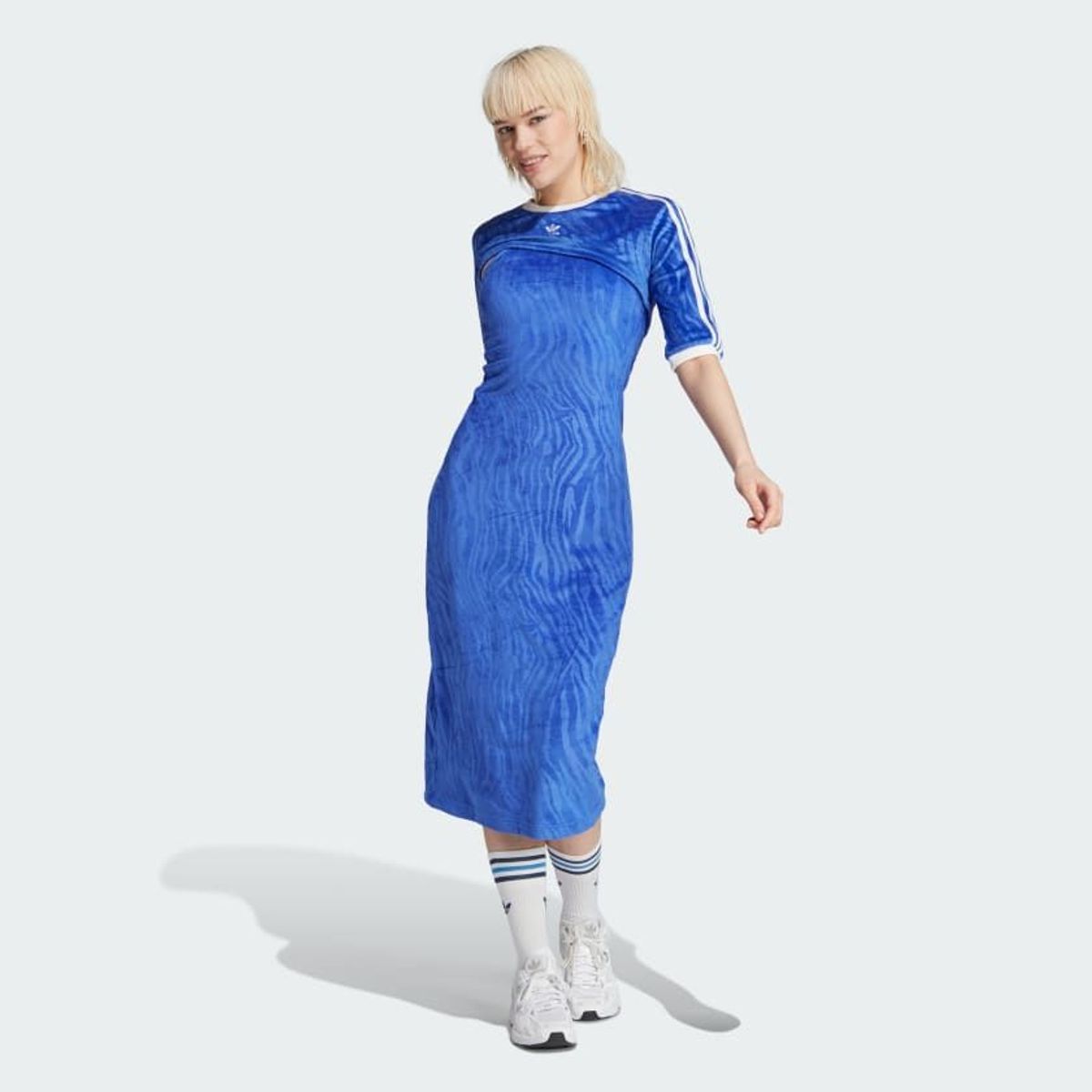 Vestido Adidas Veludo Versatile (ij5026) | Vestido Feminino Adidas ...