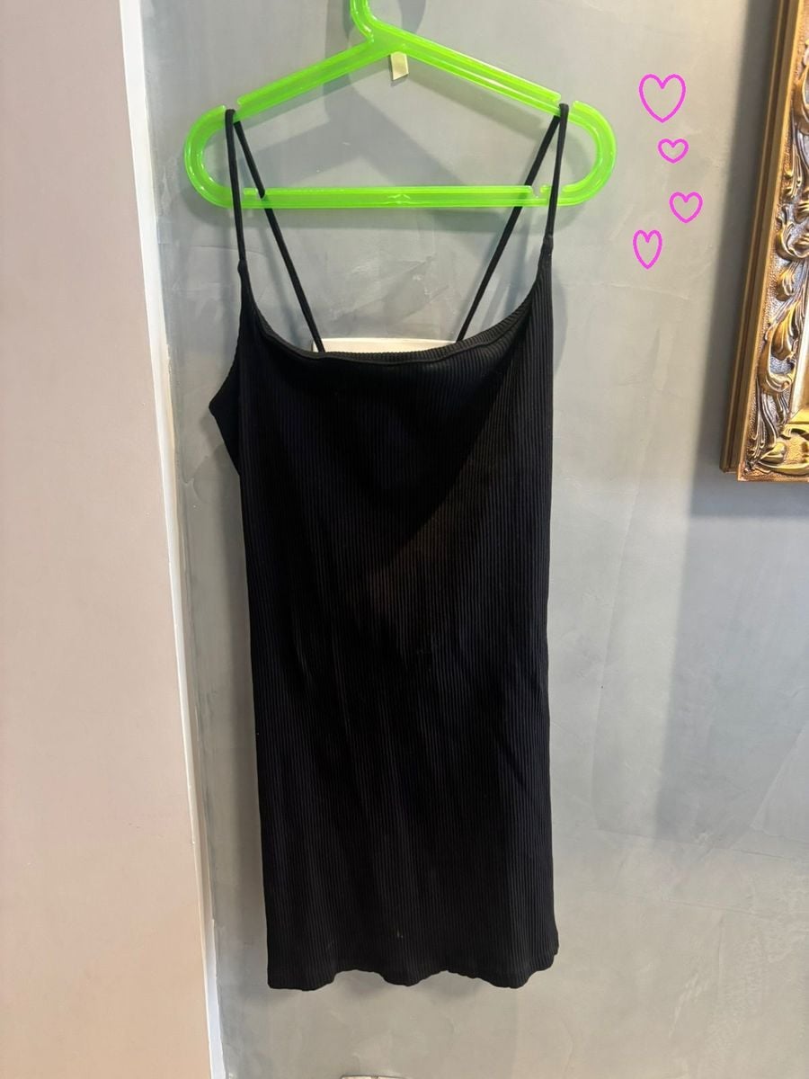 Vestido Curto - Cor Preto - Bershka | Vestido Feminino Bershka Usado ...